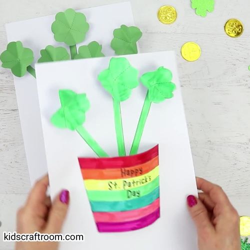 St Patrick's Day 3D Shamrock Craft - St Patrick's Day Craft - St Paddy ...