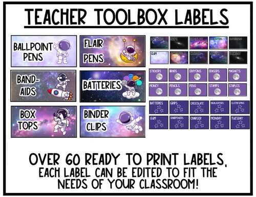 Space Bulletin Board Bundle for Space Classroom Decor l Editable Decor