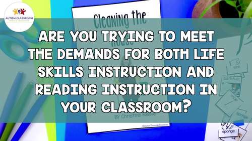 Life Skills Functional Reading Comprehension Interactive Adapted Books ...