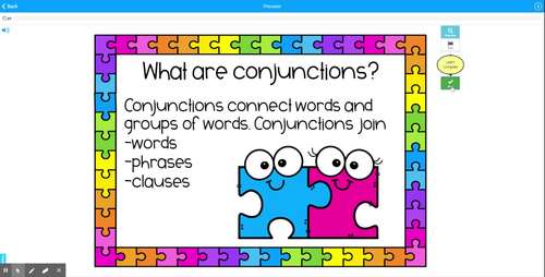 Coordinating Conjunctions Boom Cards (Digital Task Cards) - Distance ...