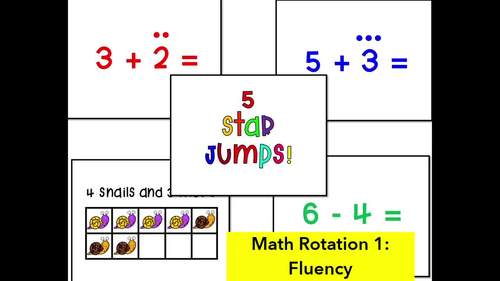 Math Center Rotations and Activities BUNDLE for First Grade, Second Grade