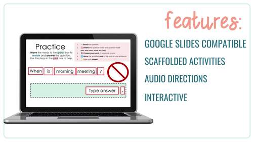 Digital Restate the Question for Google Slides by Lit4Language | TPT
