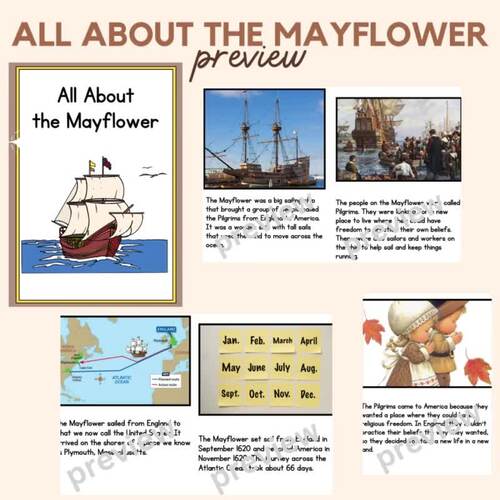All About The Mayflower- Informational Text by Jessi Snyder | TPT