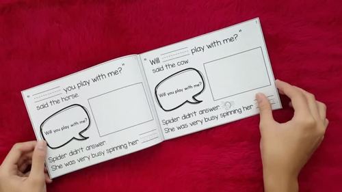 The Very Busy Spider Mini Book by Teacher Mama School | TPT