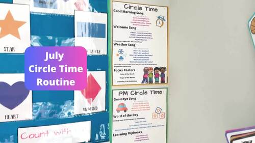 Daycare and Preschool Circle Time | Summer Circle Time Ideas by ...