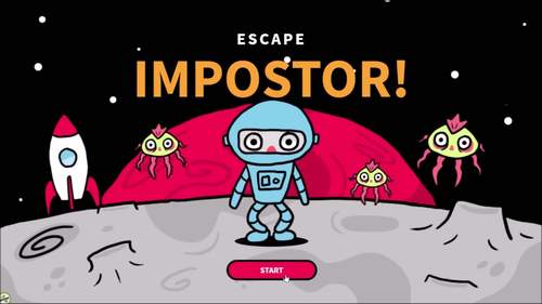 Impostor Digital Escape Room Adding 2 Digit and 1 Digit Addition with ...