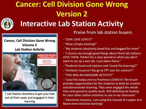 Cancer Volume II Lab Station Activity | 7 Hands-on Activities | TPT