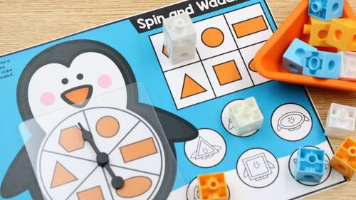 Penguins Phonics and Math Centers by Tara West - Little Minds at Work