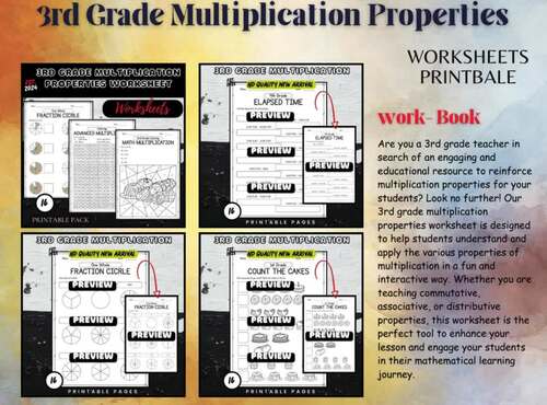 3rd Grade Multiplication Properties Worksheet for kids by English For ...