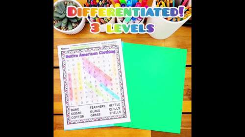 Indigenous People Word Search - Native American Heritage Vocabulary ...