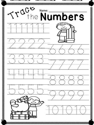 Preschool Worksheets for Back To School by Courageous with Crayons