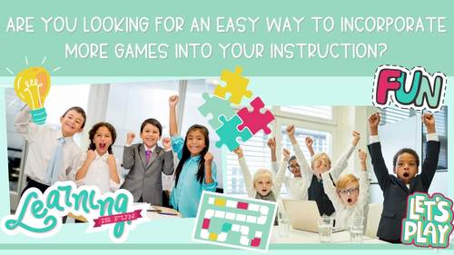 Editable Jeopardy Game Template 3 Category Blank Game Board- Personal Use