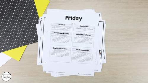 5 Senses Theme Preschool Lesson Plans by ECEducation101 | TPT