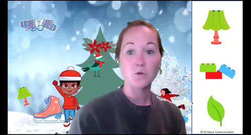 GREEN SCREEN Winter Search & Find/Editable/Distance Learning | TPT