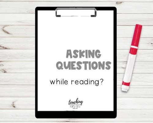 Asking Questions Reading Passages, Graphic Organizers, Bookmarks ...