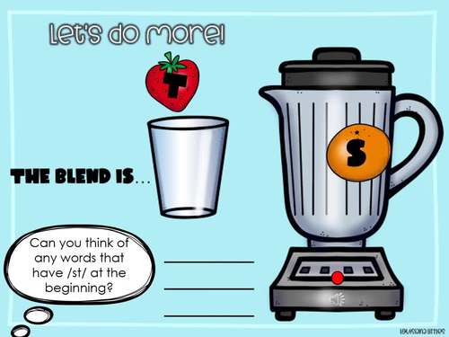 Teaching and Learning Blends Supplemental Mini Lesson by Louisiana Littles