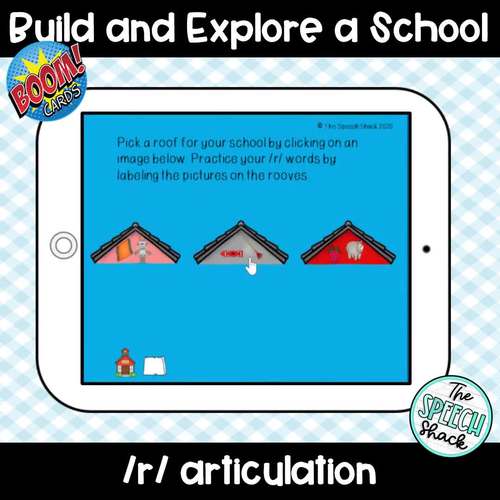 Back to School Articulation BOOM Cards™- /r/ by The Speech Shack