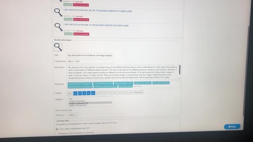 SPEECH THERAPY BOOM CARDS: I Spy Speech Therapy Game - R and R Blends