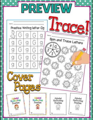 Alphabet HANDWRITING PRACTICE Worksheets Packet ( Distance Learning ...