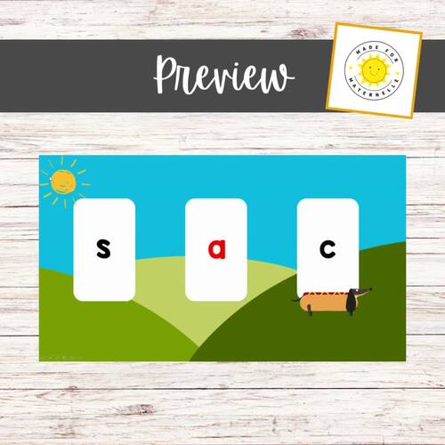 BUNDLE- French Phonics- Digital Blending Boards and Flashcards- Vowel ...