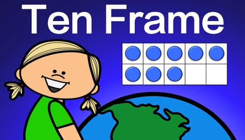 Earth Day Ten Frame: Math Brain Break by Move and Groove Math | TPT