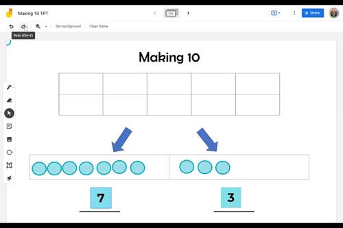 Making 10s on a Jamboard by CTSPEDMATHDUDE | TPT