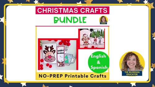 NO Prep Christmas Winter Printable Crafts | TPT