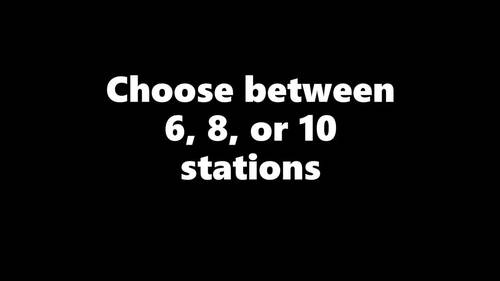 Digital Stations Editable Template for Google Slides Back to School | STEM