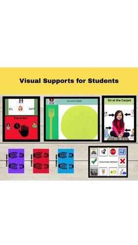 Visual Supports for Students | Classroom Management, Behavior Cues ...