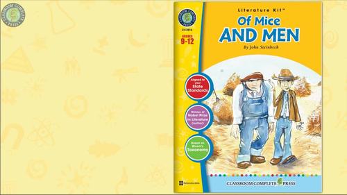 Of Mice and Men Gr. 9-12 by Classroom Complete Press Literature Kits