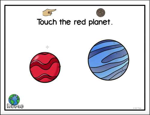 No Print Space Early Language Speech Therapy by SLP Tree | TPT