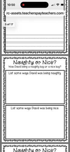 It's Christmas David! Craft and Writing Activities/Holiday/X-Mas