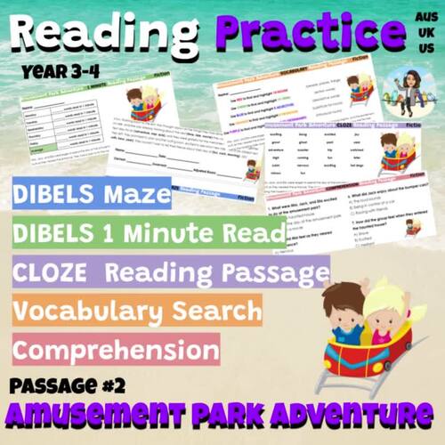 Reading Practice - #2 - Amusement Park Adventure - Fiction - Year 3 & 4 ...