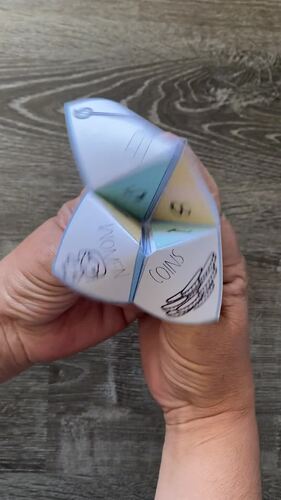 Parable of Lost Coin, Bible Crafts, Fortune Teller, Cootie Catcher ...