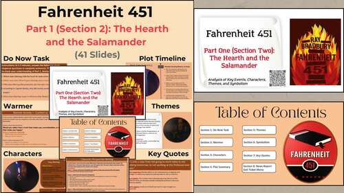 Fahrenheit 451 PPT Part 1 Section 2 Summary & Analysis, Themes & Symbolism