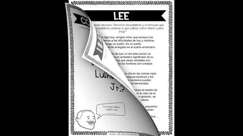 Martin Luther King Jr. Day Activities (Spanish Version) by One World ...