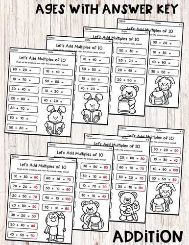 Back to School Mental Math Bundle | Add & Subtract Multiples of 10 ...