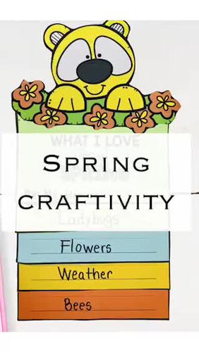 Spring Writing Activity and Craft by Ms Herraiz | TPT