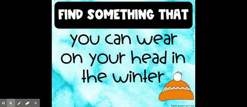 Winter Digital Scavenger Hunt by Sprinkle it with French | TpT