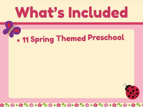 Spring Daycare Daily Report |Preschool Daily Communication Log |All ...