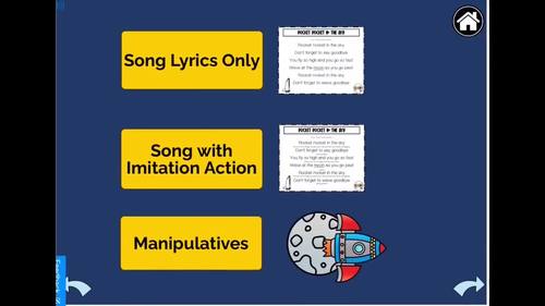 Space Themed Song for Early Gestures: Boom Version by The Singing SLP