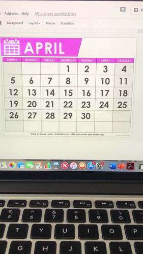 Digital Calendar Quick Writes (Bundle) | for Distance Learning Google ...