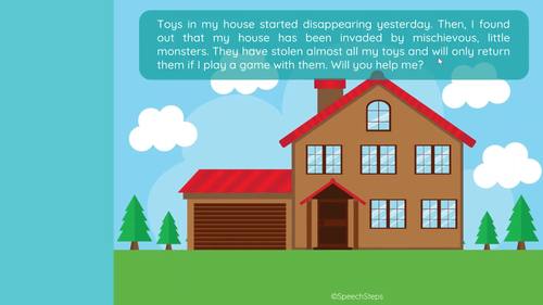 Treasure Hunt | Teletherapy | Distance learning by Speech Steps | TpT