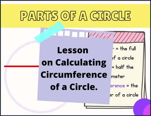 Circumference and Area of a Circle Lesson & Worksheets + Diameter ...