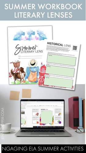 ELA Summer Workbook: Literary Lens Activities | TPT