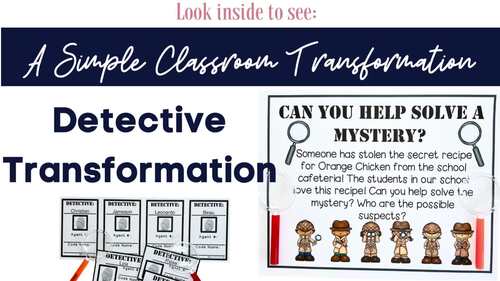 Grade 3 Multiplication & Division Word Problems in Detective Room ...