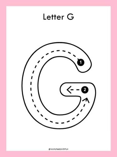 Alphabet Tracing, Letter Formation Worksheets, ABC Handwriting, Pre K ...