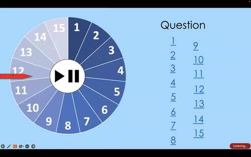 Spin The Wheel Interactive Social Emotional Learning (SEL) Game Board