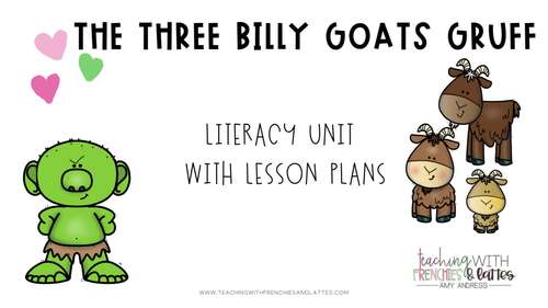 The Three Billy Goats Gruff Literacy Unit| Printable Activities| Lesson ...