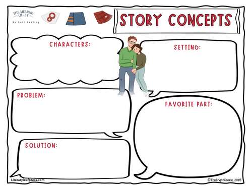 The Memory Quilt- SEL Friendship Lessons, Empathy Activities, Quilt Craft